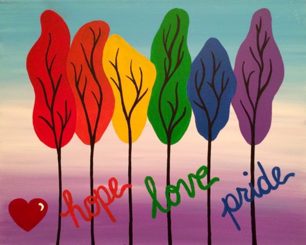 Pride Trees | Paint Party Farm